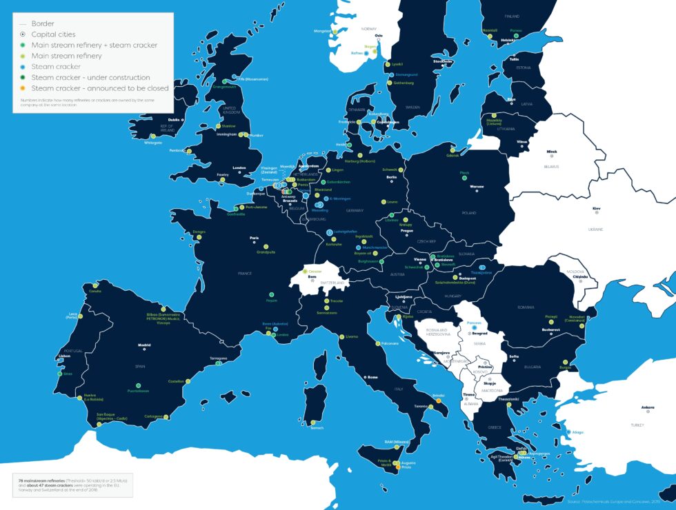 Maps , Refineries and Crackers